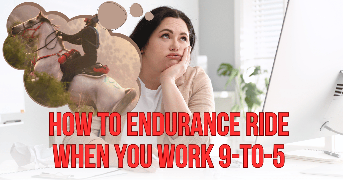 How to Endurance Ride When You Work 9-to-5 - The Sweaty Equestrian